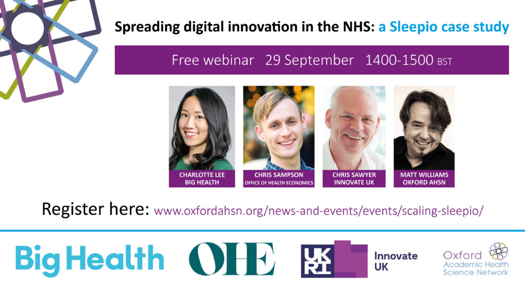 How to spread digital innovation in the NHS – scaling Sleepio to 15,000 ...