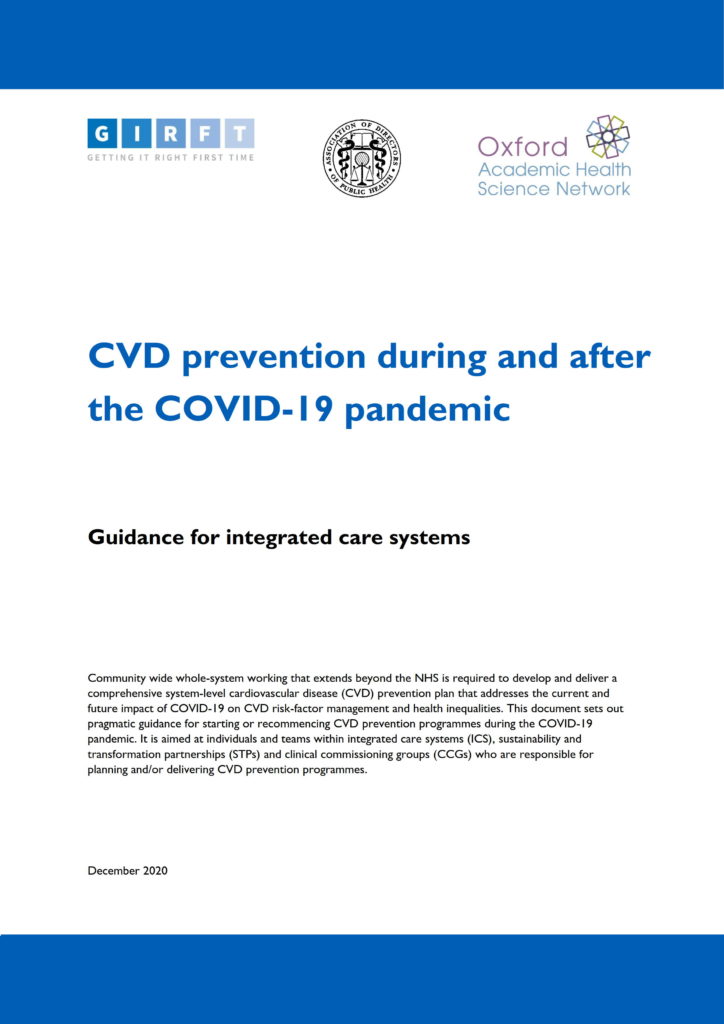 New guidance helps healthcare systems get back on track with ...