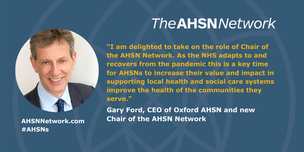 New roles for Oxford AHSN chief officer - Health Innovation Oxford ...