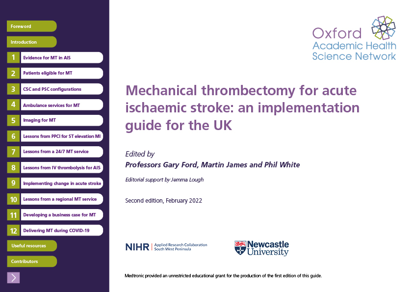 Mechanical thrombectomy for acute ischaemic stroke: an implementation ...