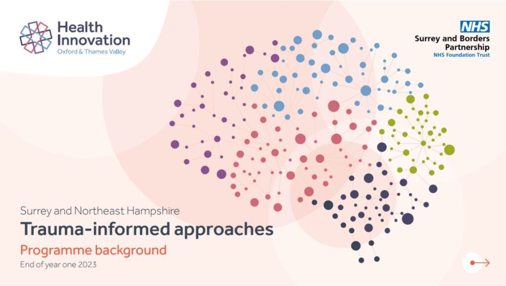 Trauma-informed approaches - Health Innovation Oxford & Thames Valley